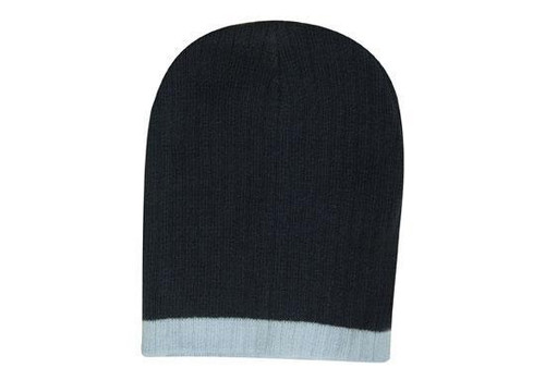 Two Tone Cable Knit Beanie - Toque - Headwear NZ