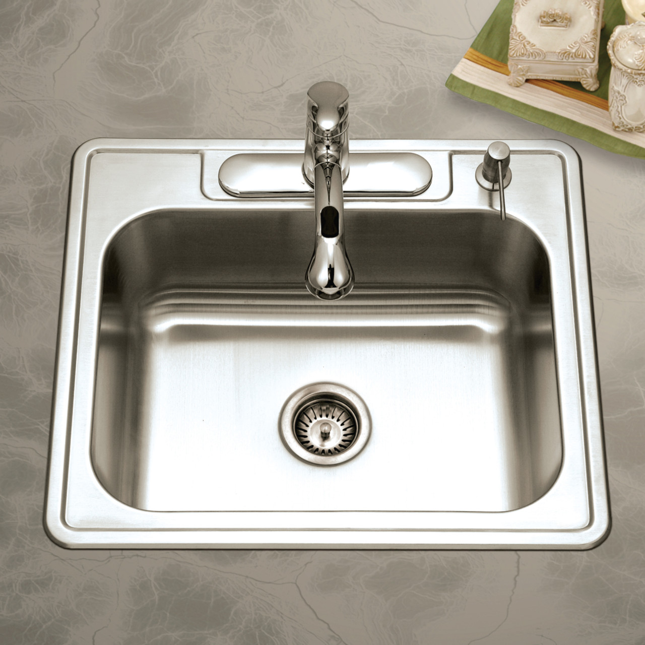 Jacuzzi Kitchen Sink Houzer Glowtone 33" Double Bowl Kitchen Sink - 18 ...