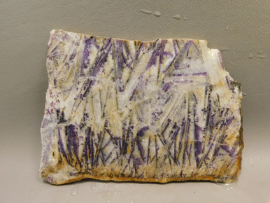 Purple Sagenite Stone Slab Lapidary Rough Rock #O5 - OakRocks