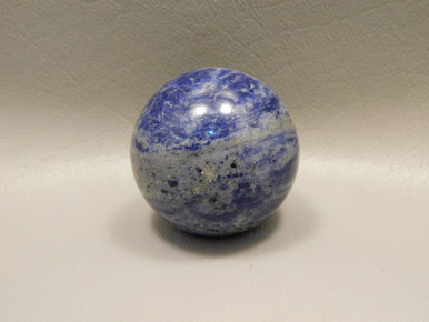 Sodalite Stone Sphere 1.6 inch 40 mm Blue Gemstone Brazil #O1 - OakRocks