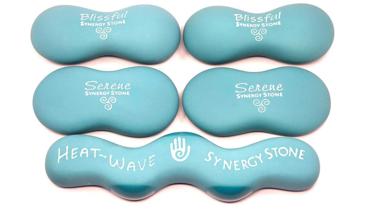 CORE "Turquoise" Natural-Matte (Set of 5) SYNERGY STONE Hot Stone ...