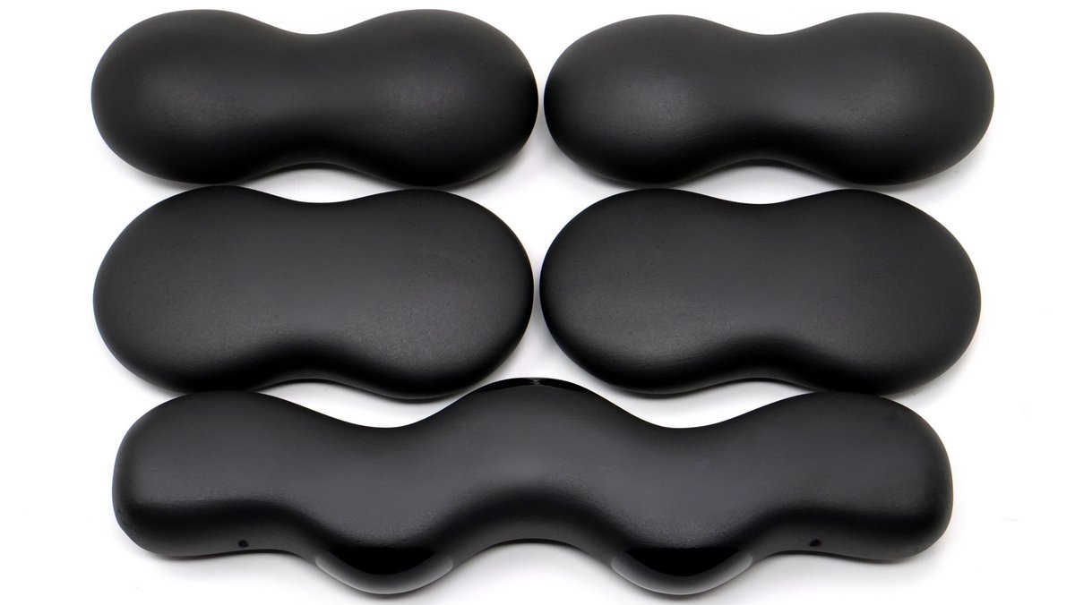 SYNERGY STONE CORE Hot Stone Massage Tool Set of 5 Basalt Natural-Matte ...