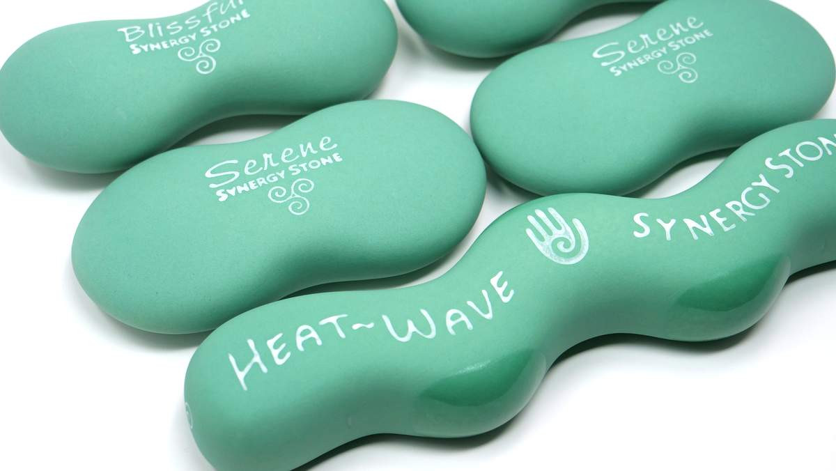 CORE "Mint" Natural-Matte (Set of 5) SYNERGY STONE Hot Stone Massage ...
