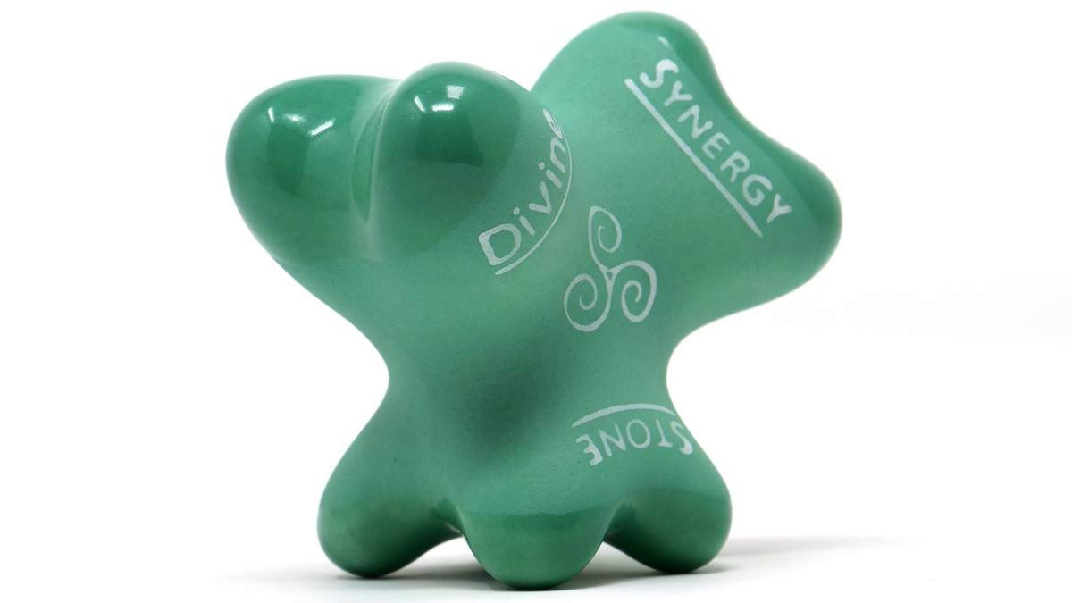 DIVINE "Mint" Natural-Matte SYNERGY STONE Hot Stone Massage Tool ...