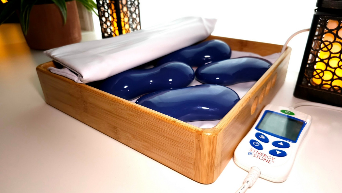 SYNERGY STONE COMPLETE CORE Water-Free Hot Stone Massage Heating System ...