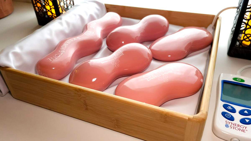 COMPLETE CORE "Rose" Ultra-Smooth Water-Free SYNERGY STONE Hot Stone ...