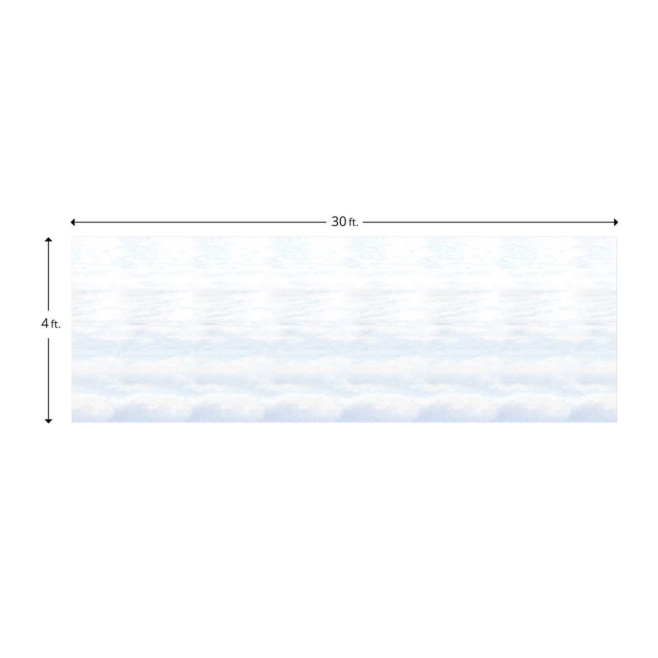 True North VBS Snowscape Plastic Backdrop | Group