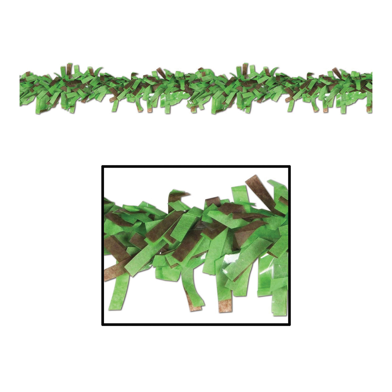 Rainforest Falls VBS Tissue Paper Vine, Green & Brown (25 ft.) | Group