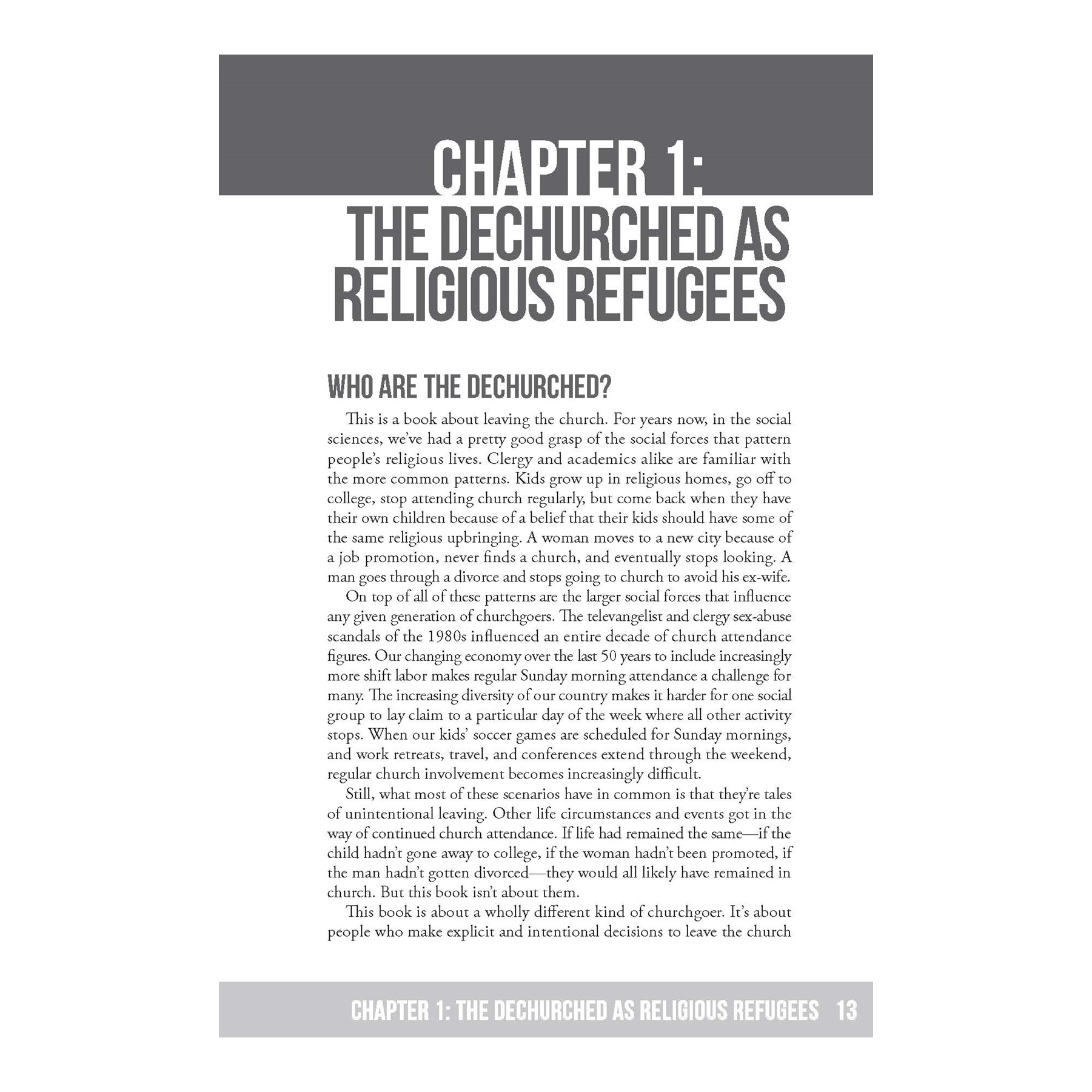 Church Refugees: Sociologists reveal why people are DONE with church ...