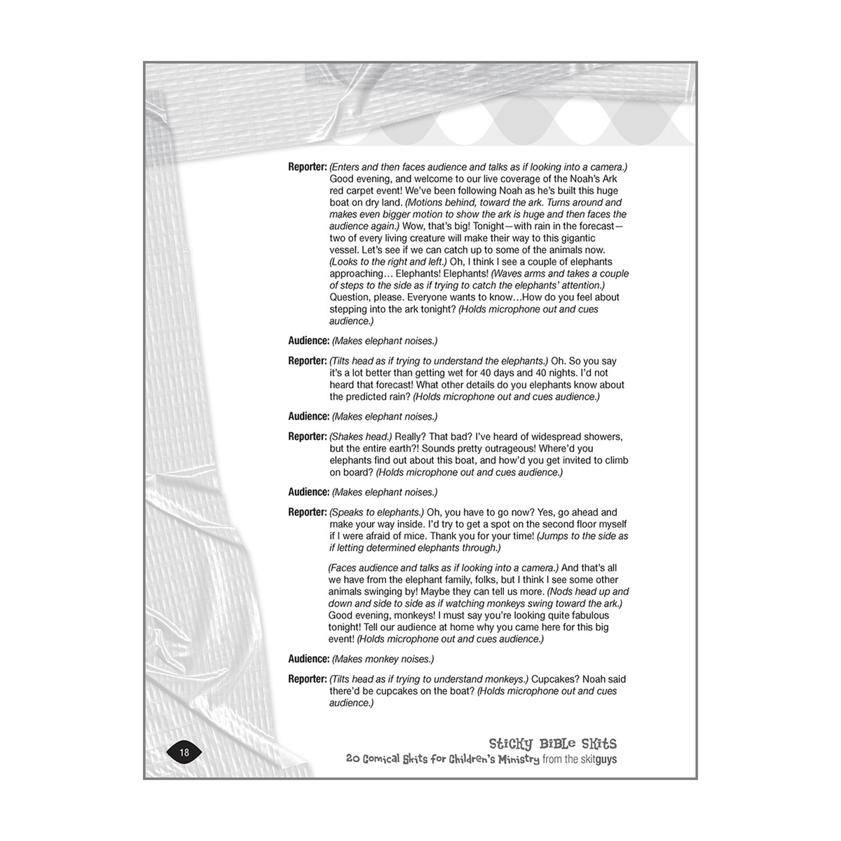 Sticky Bible Skits: 20 Comical Skits for Children's Ministry | Group