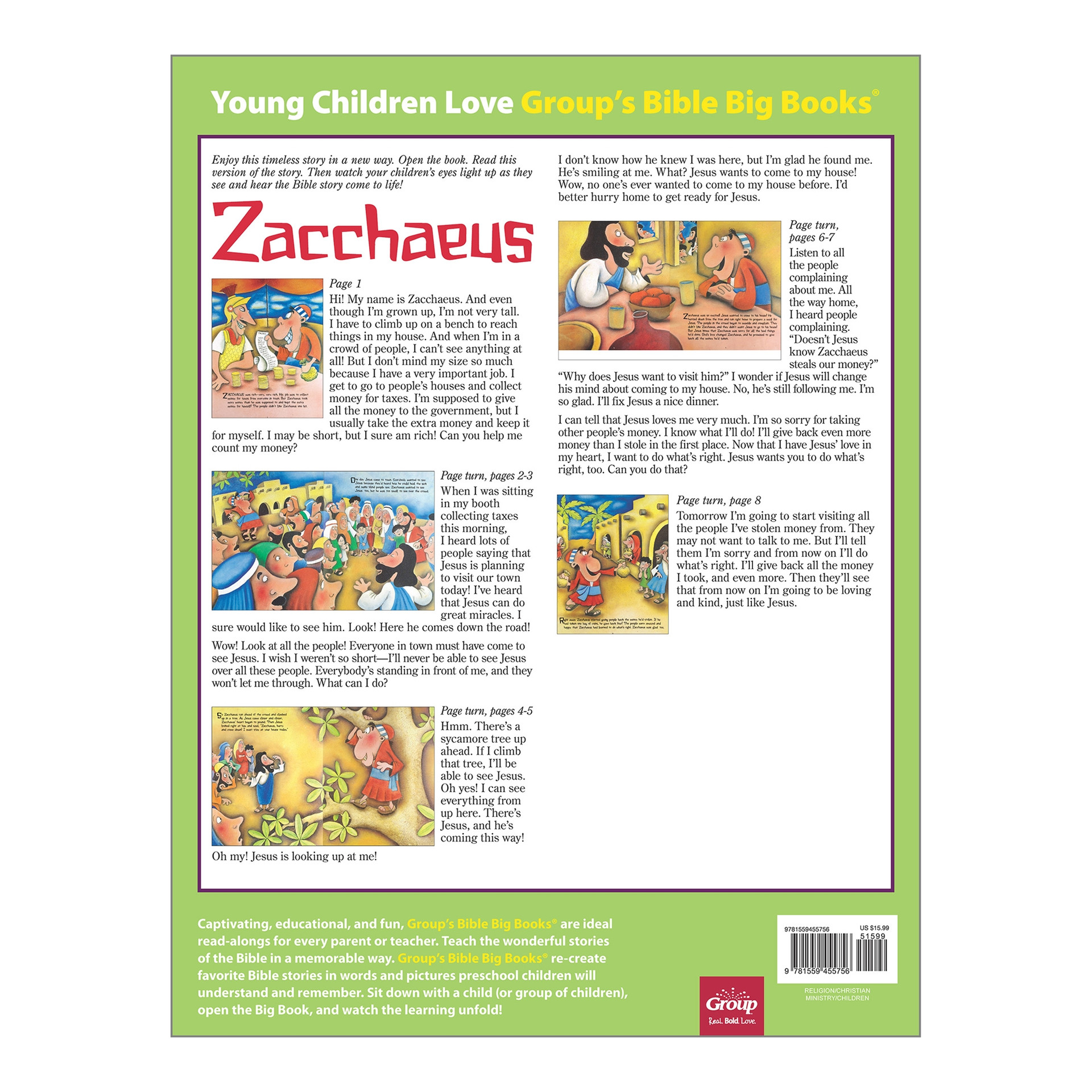 Bible Big Books: Zacchaeus | Group