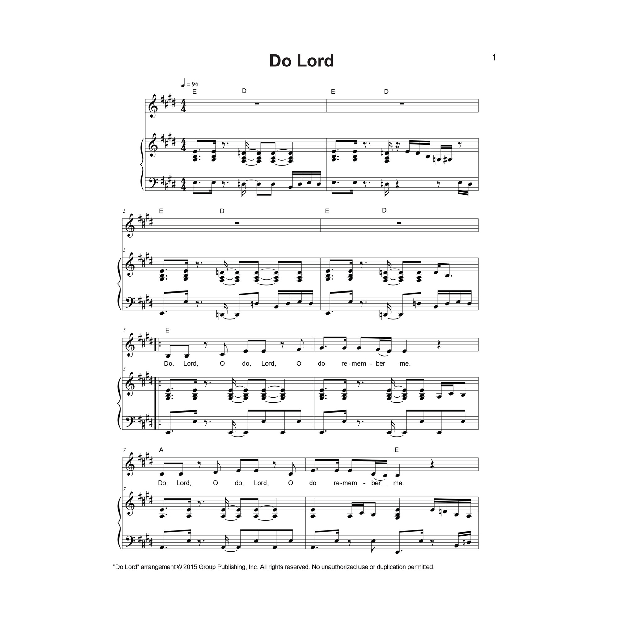 Outback Rock VBS Sheet Music Download | Group
