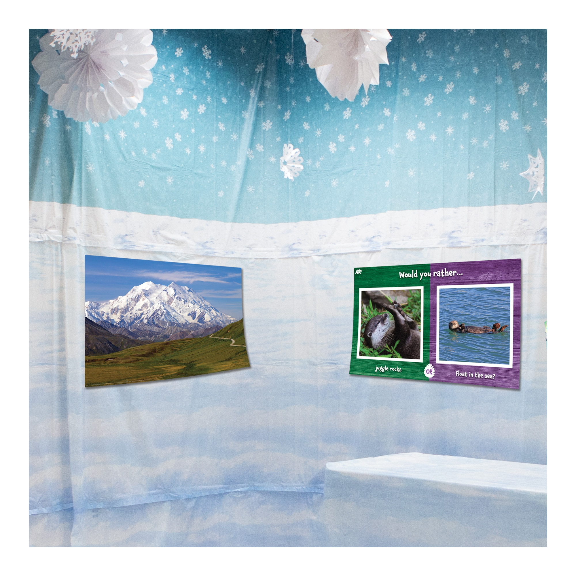 True North VBS Winter Sky Plastic Backdrop | Group