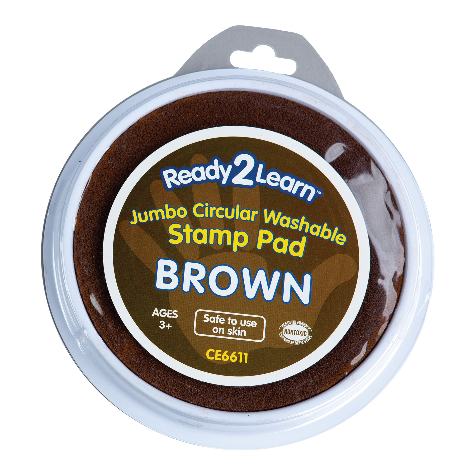 Large Round Stamp Pad, Brown | Group