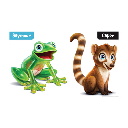 Rainforest Falls VBS Giant Bible Memory Buddy Poster Pack (set of 6) (3 ...