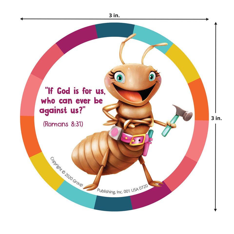 Simply Loved Bible Memory Buddy Sticker Pack - Quarter 2 - Tina Termite ...