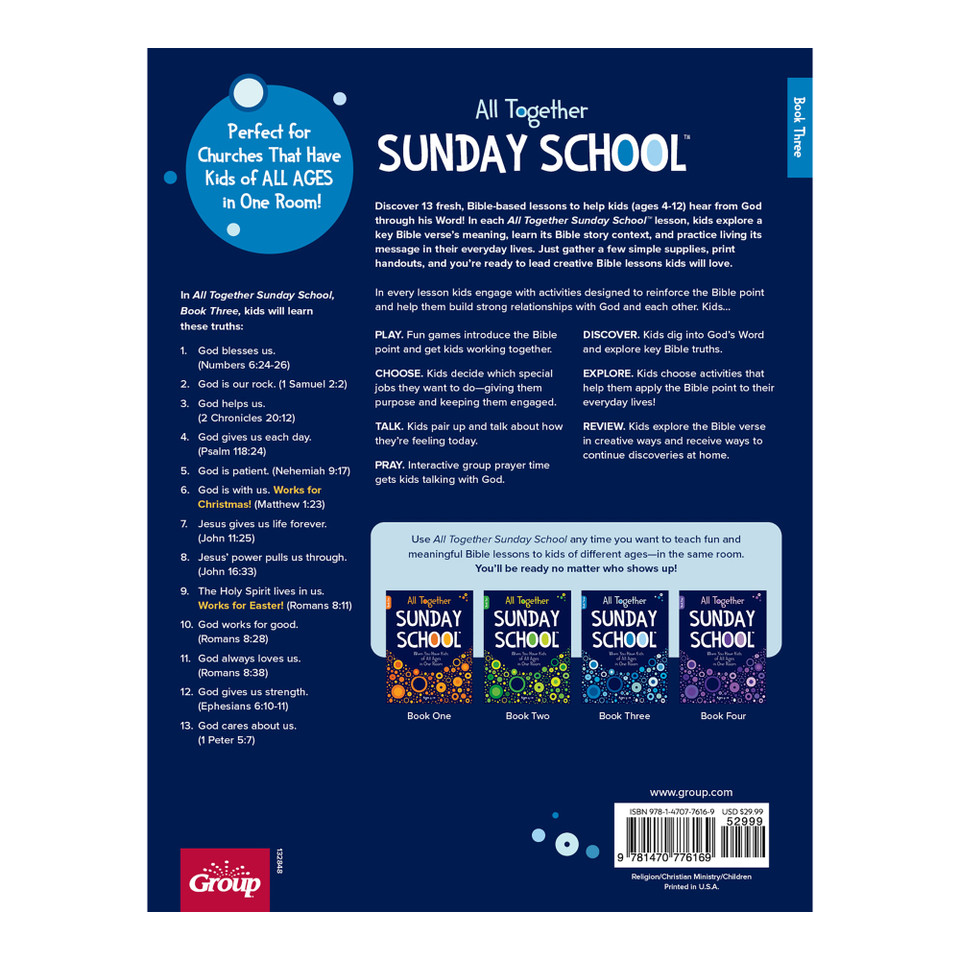 All Together Sunday School (Book 3) - When You Have Kids of All Ages in ...
