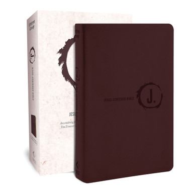 Jesus-Centered Bible NLT, Dark Brown | Group