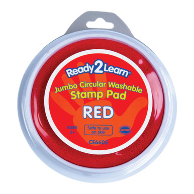 Large Round Stamp Pad, Red | Group