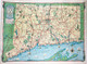 Tercentenary Map of Connecticut - Timmons Vintage Posters