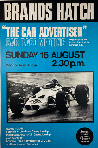 Brands Hatch The Car Advertiser Car Race Meeting - Timmons Vintage Posters