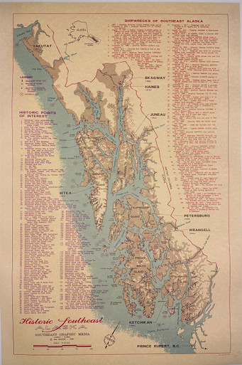 Historic Southeast Alaska Map