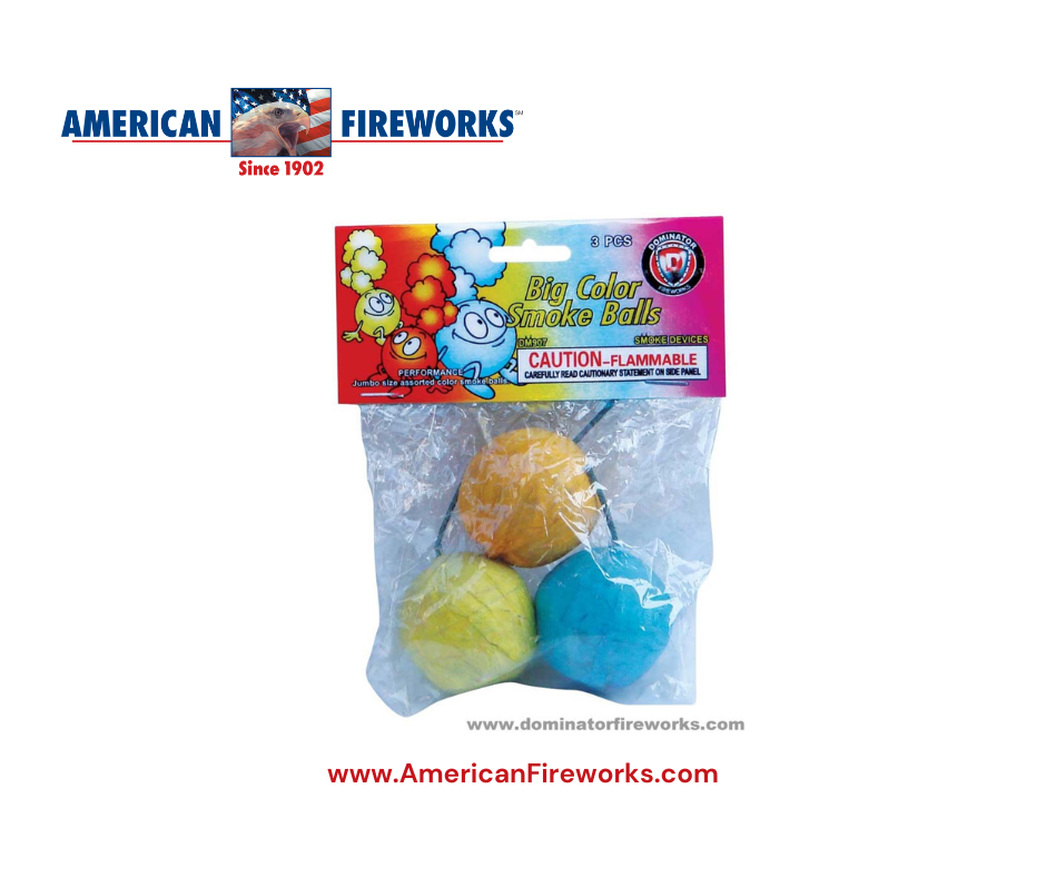 Big Color Smoke Balls - Blast Wave - AmericanFireworks