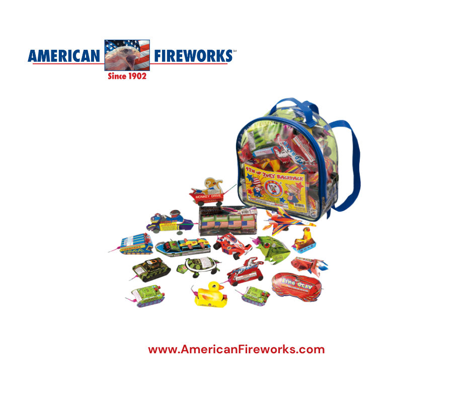 4th of July Back Pack - Winda Fireworks