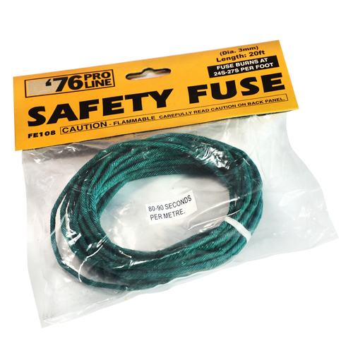 Safety Fuse - .5 Seconds to 1.6 Seconds a Foot - AmericanFireworks