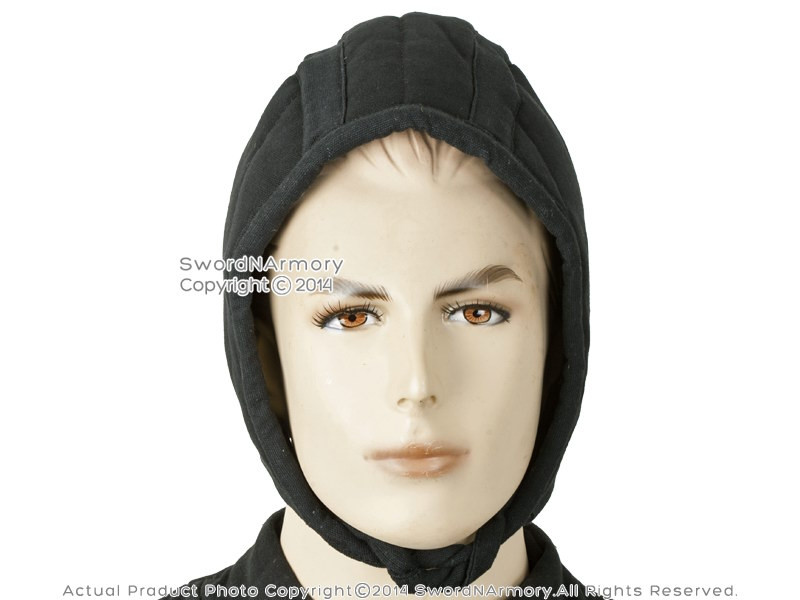 Large Size Medieval Renaissance Cotton Padded Arming Cap Helmet ...