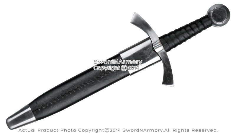 18" Medieval Dagger Crusader Short Sword Unsharpen Carbon Steel ...