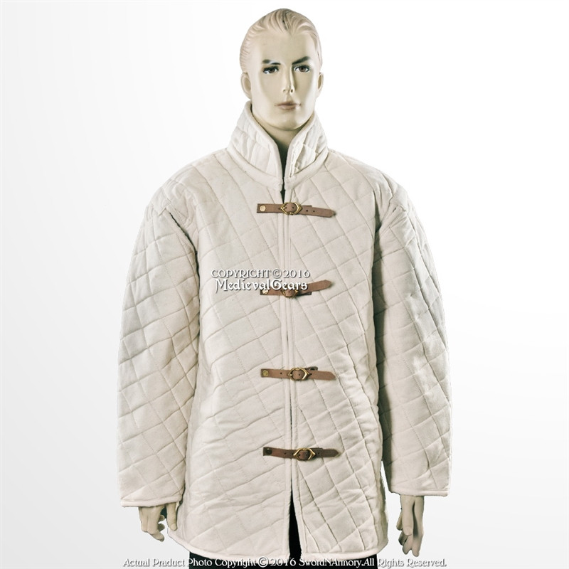 Medieval Gambeson TypeII Jacket Padded Armor Coat Reenactment SCA LARP WMA