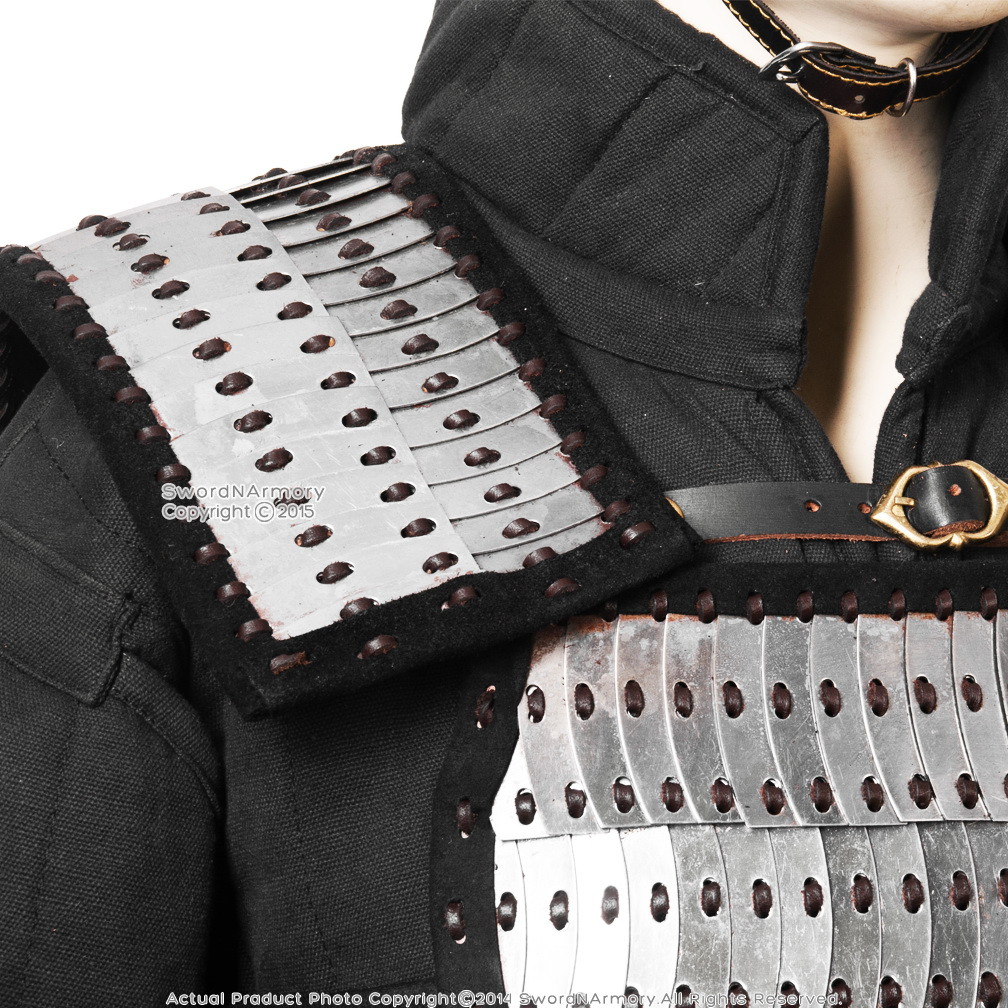 Medieval Styel Steel Plate Body Armor Domed Scales LARP Renaissance Costume