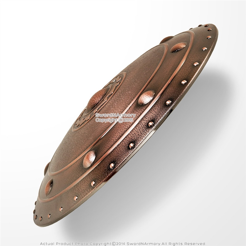 Bronzed Polypropylene Functional Medieval Shield for WMA Sparring ...