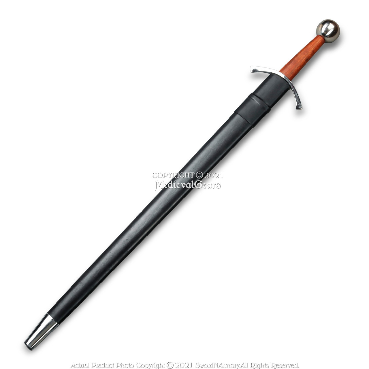 37.5" Archers Steel Medieval War Sword Viking Cosplay LARP SCA with ...