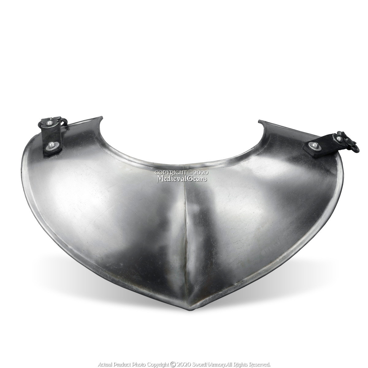 Black Dragon Medieval 18 Gauge Steel Plate Armor Gorget Neck Protector ...