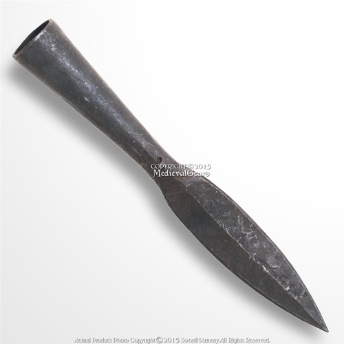 Hand Forged Iron 7.75" Small Sized Spear Javelin Head Medieval Lancer ...