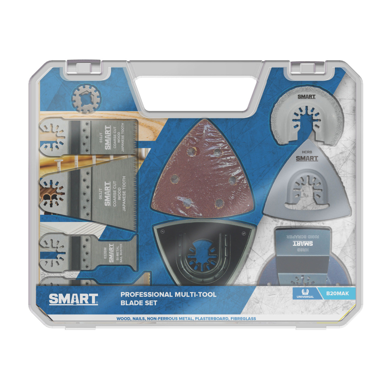 Smart Pro Multitool Blade 20Pc Starter Set - Omokoroa ITM