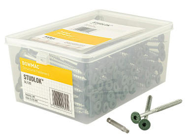 Bowmac Stud-Lok 125Mm Electro Galv Green - Omokoroa ITM