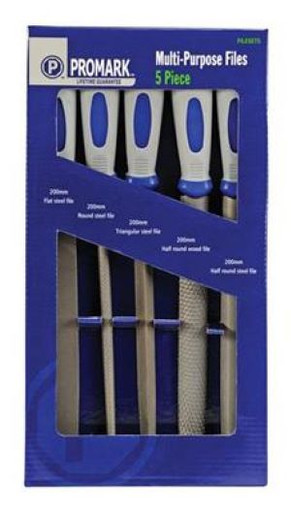 Promark Soft Grip Assorted File Set 5 Pc - Omokoroa ITM