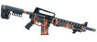 GEN2 COBRA12 MAG FED / 2 5rd mags , case, ORANGE FLAME CERAKOTE