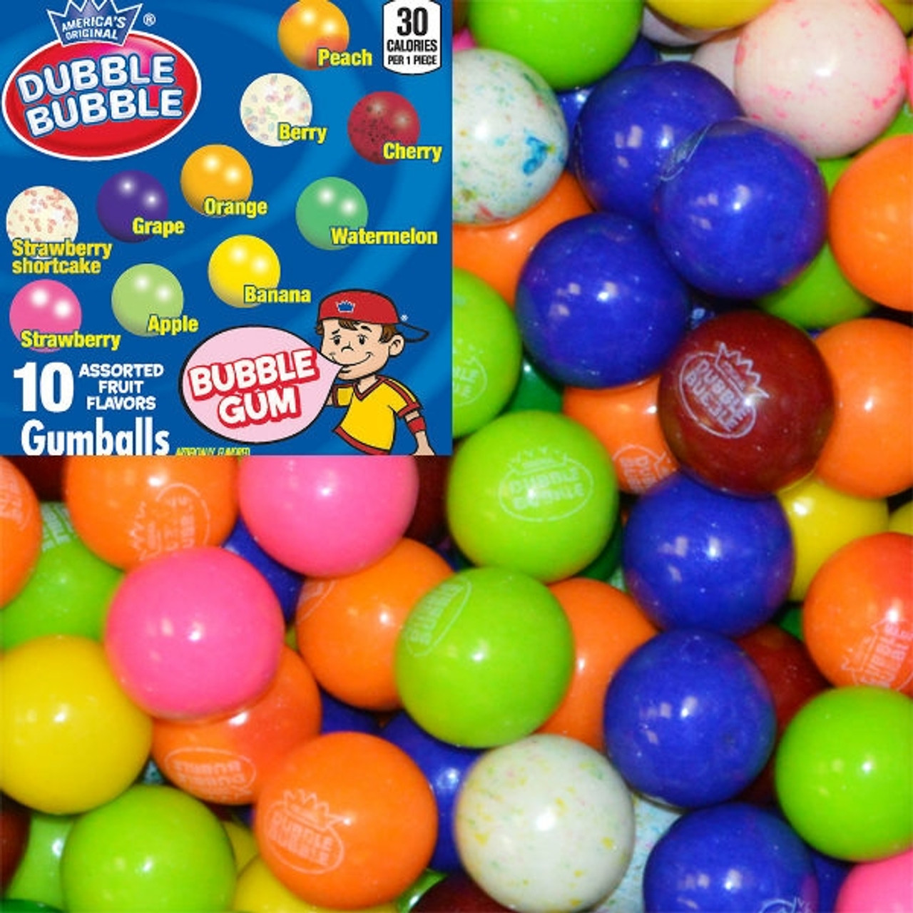 Dubble Bubble Gourmet Assorted Gumballs | Gumballs.com