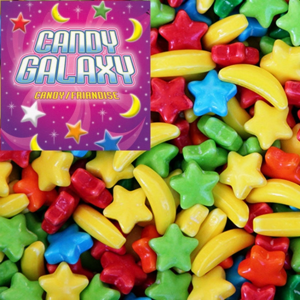 Galaxy Stars & Moons Candy | 15lb Bulk Case | Gumballs.com