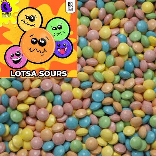 Lotsa Sours Candy | 23lb Bulk Case | Gumballs.com