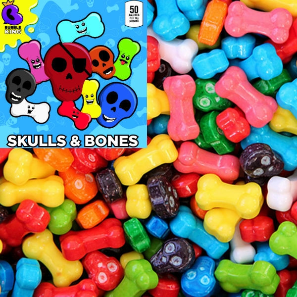 Skulls & Bones Candy | 15lb Bulk Case | Gumballs.com