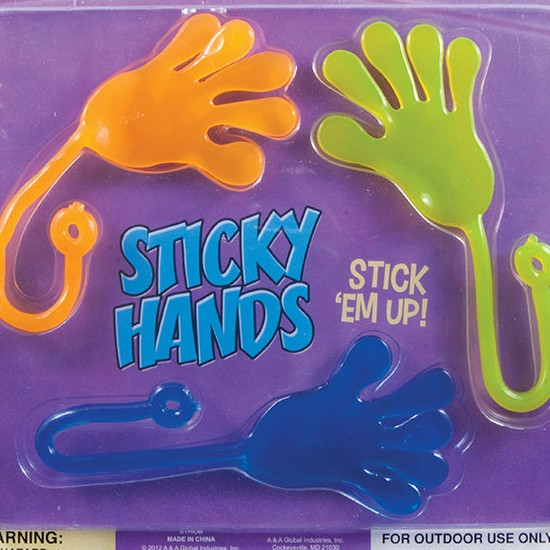 Sticky Hands 2" Toy Capsules | Gumballs.com
