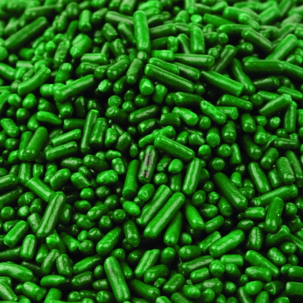Dark Green Sprinkles 6lbs | Gumballs.com