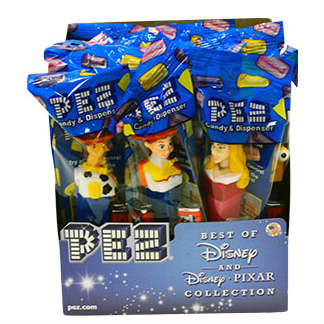 Best of Pixar Disney PEZ Dispensers (144pc) | Gumballs.com