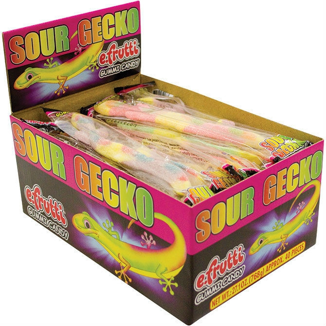 Sour Gummi Geckos (240pc) | Gumballs.com