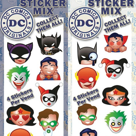DC Emoji Stickers | Gumballs.com